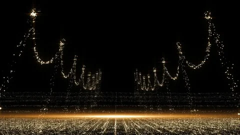 Gold Stage Background Stock Footage ~ Royalty Free Stock Videos | Pond5