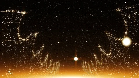 Gold Awards Background Stage Particles W... | Stock Video | Pond5