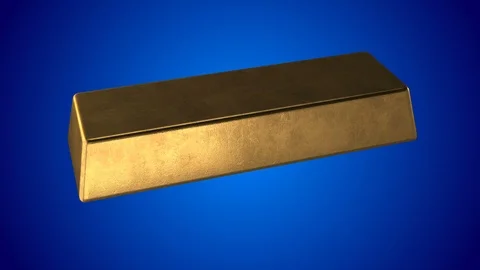 gold bar animation loop | Stock Video | Pond5