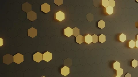 Black Hexagon Background Stock Footage ~ Royalty Free Stock Videos | Pond5