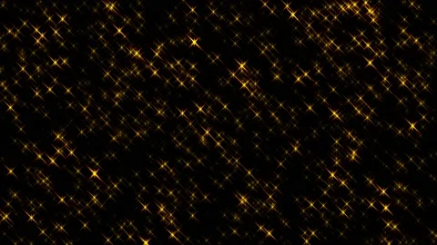 Gold blinking star animation background | Stock Video | Pond5