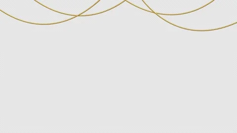 gold chain string design element backgro... | Stock Video | Pond5