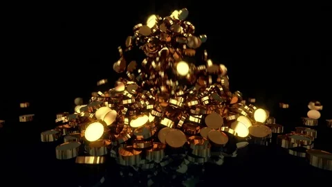 Gold Money Stock Footage ~ Royalty Free Stock Videos | Pond5