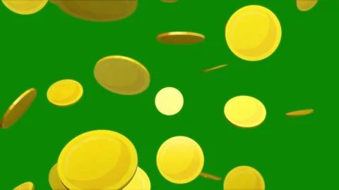 Raining Gold Stock Footage ~ Royalty Free Stock Videos | Pond5