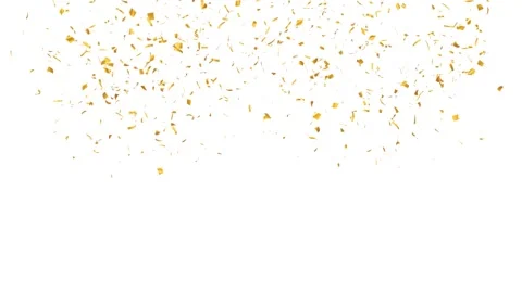 Gold Confetti Animation Pack With Alpha ... | Stock Video | Pond5
