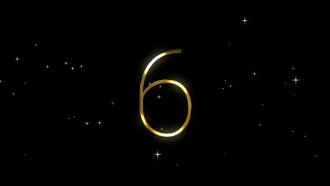gold countdown animation countdown 10 to... | Stock Video | Pond5