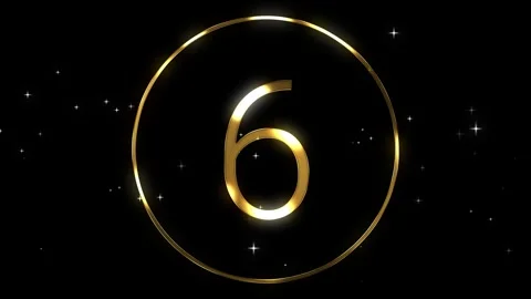 gold countdown animation countdown 10 to... | Stock Video | Pond5