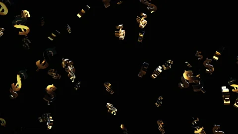 Gold Dollar Sign Stock Footage ~ Royalty Free Stock Videos | Pond5