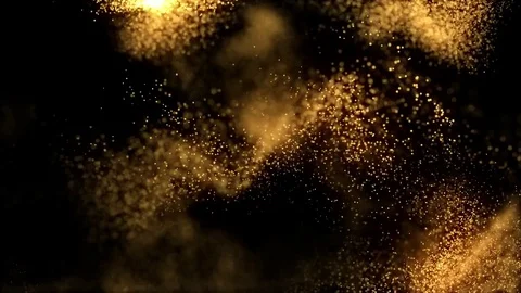 Gold Dust Falling Stock Video Footage | Royalty Free Gold Dust Falling ...