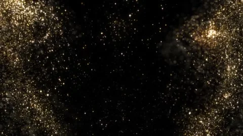 Gold dust particles glitter dust Animati... | Stock Video | Pond5
