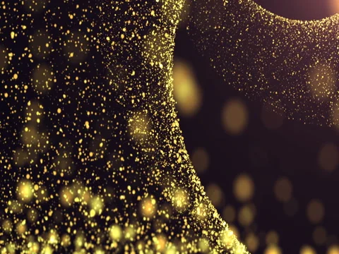 Gold Glitter Background. Loop | Stock Video | Pond5