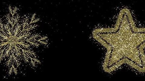 Gold Glitter Background. Loop | Stock Video | Pond5