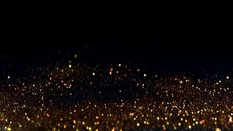 gold glitter magic background. Defocused... | Stock Video | Pond5