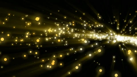 Gold glitter sparcles shiny flying on da... | Stock Video | Pond5