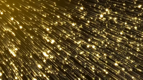 Gold glitter sparkles rain background. | Stock Video | Pond5