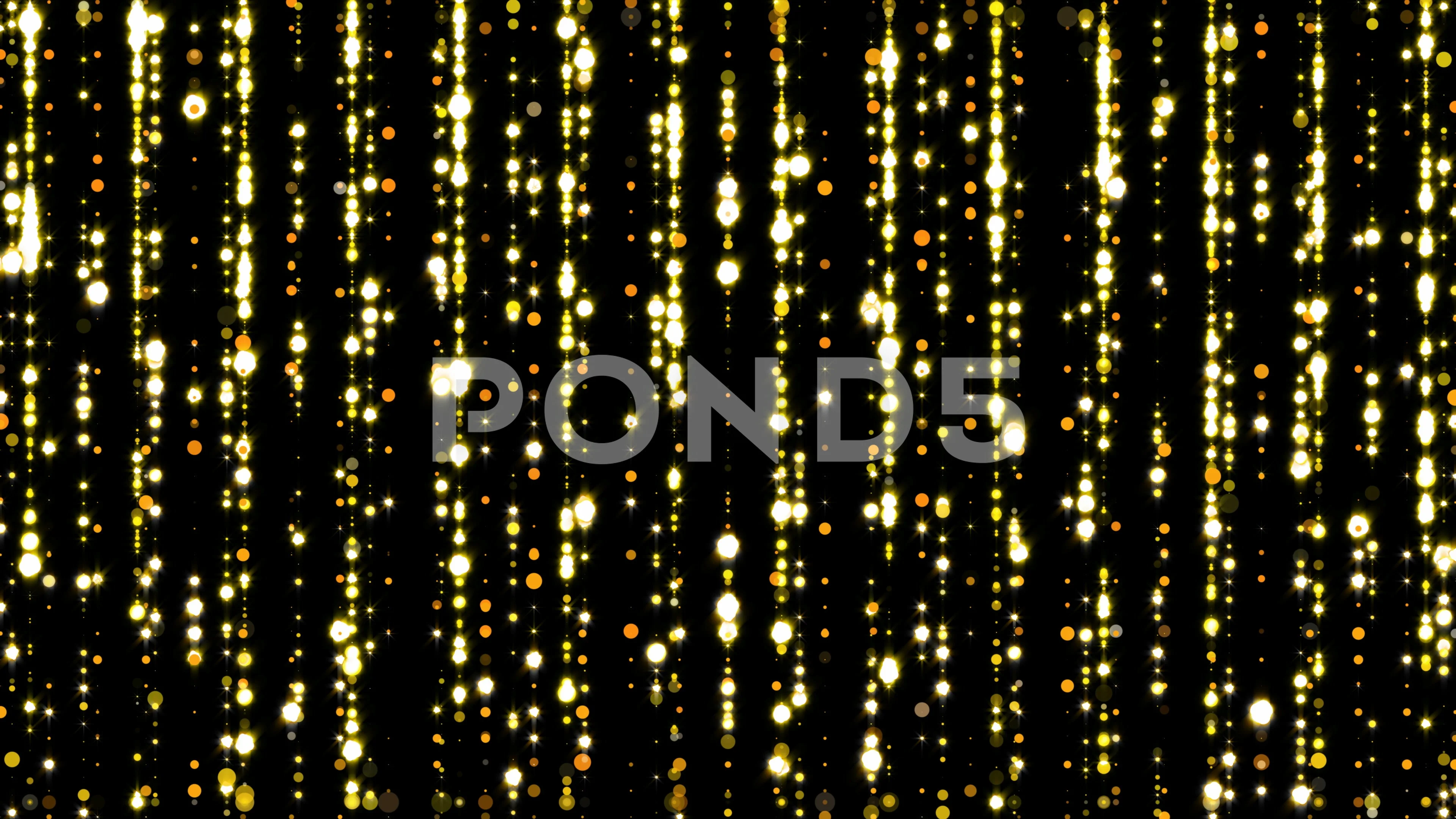 Animated Gold Glitter Background