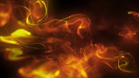 Gold Glowing Particles Background Loop | Stock Video | Pond5