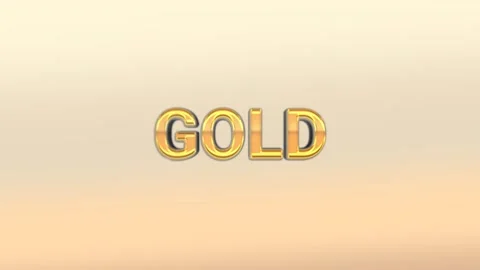 gold logo 3d emboss animation | Stock Video | Pond5