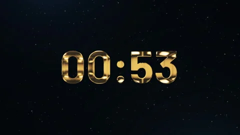 60 Second Countdown Stock Footage ~ Royalty Free Stock Videos | Pond5