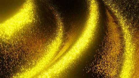 Gold Magic Waves Background Loop Animati... | Stock Video | Pond5