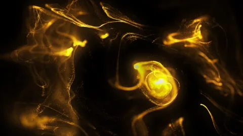 Gold Particles Animation Background Loop | Stock Video | Pond5