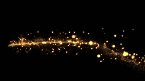 Gold Particles Moving Background. fast e... | Stock Video | Pond5