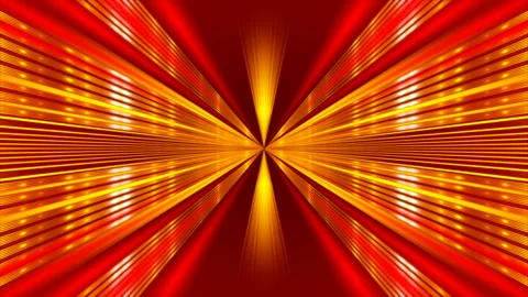 gold rays and flashing light on red back... | Stock Video | Pond5