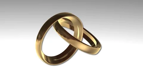 gold rings wedding backdrop background | Stock Video | Pond5