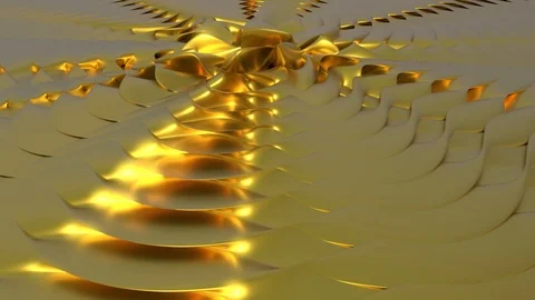 Gold Ripples Motion Background Loop - UH... | Stock Video | Pond5