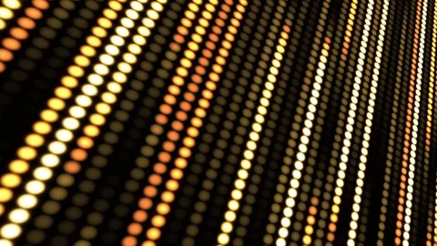 Gold Running Lights Background | Stock Video | Pond5