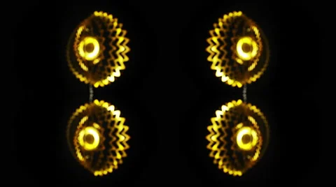 gold spin pattern abstract background wa... | Stock Video | Pond5