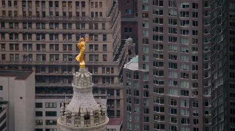 Gold Statue Stock Footage ~ Royalty Free Stock Videos | Pond5