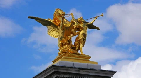 Gold Statue Stock Footage ~ Royalty Free Stock Videos | Pond5