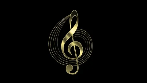 G Clef Stock Footage ~ Royalty Free Stock Videos | Pond5