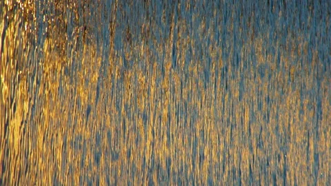 Gold Water surface texture, Slow motion ... | Stock Video | Pond5