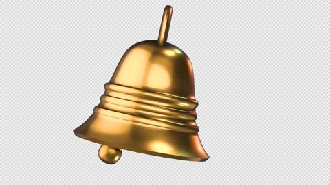 Golden Bell Stock Footage ~ Royalty Free Stock Videos | Pond5