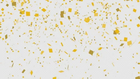 Golden Confetti Explosion on a Transpare... | Stock Video | Pond5