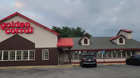 Golden Corral Restaurant Building Signag... | Stock Video | Pond5