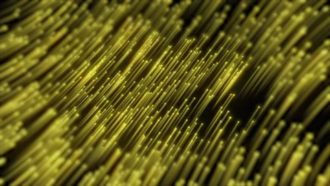 Golden Data Particle Wave Animation – ... | Stock Video | Pond5