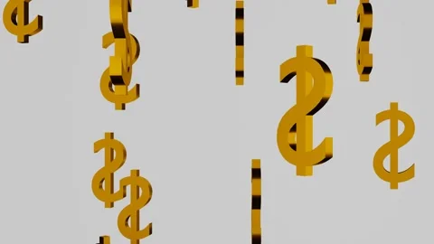 Falling Dollar Signs Stock Videos – Royalty-Free HD & 4K Videos