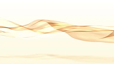 Golden Fabric Textile 3D Animation | Stock Video | Pond5