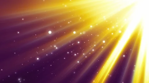 golden falling rays particles background | Stock Video | Pond5