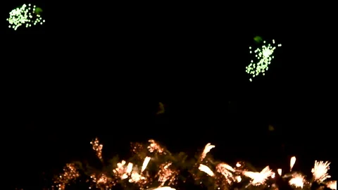 Golden Firework Countdown to new year 20... | Stock Video | Pond5
