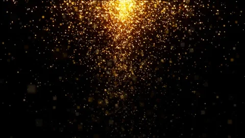 Golden glitter seamless background loop ... | Stock Video | Pond5