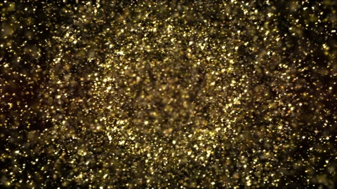 Golden Glitter Waves loop animation | Stock Video | Pond5