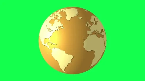 Spinning Earth Green Screen Stock Footage ~ Royalty Free Stock Videos ...