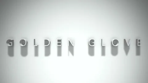 golden glove 3D title animation white te... | Stock Video | Pond5