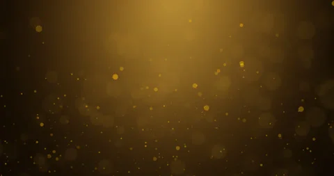 Golden luxury bokeh on particles floatin... | Stock Video | Pond5