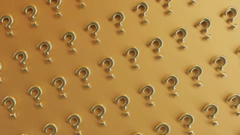 Question Mark Golden Stock Video Footage | Royalty Free Question Mark ...