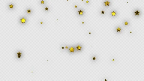 Golden stars. Falling star animation on ... | Stock Video | Pond5